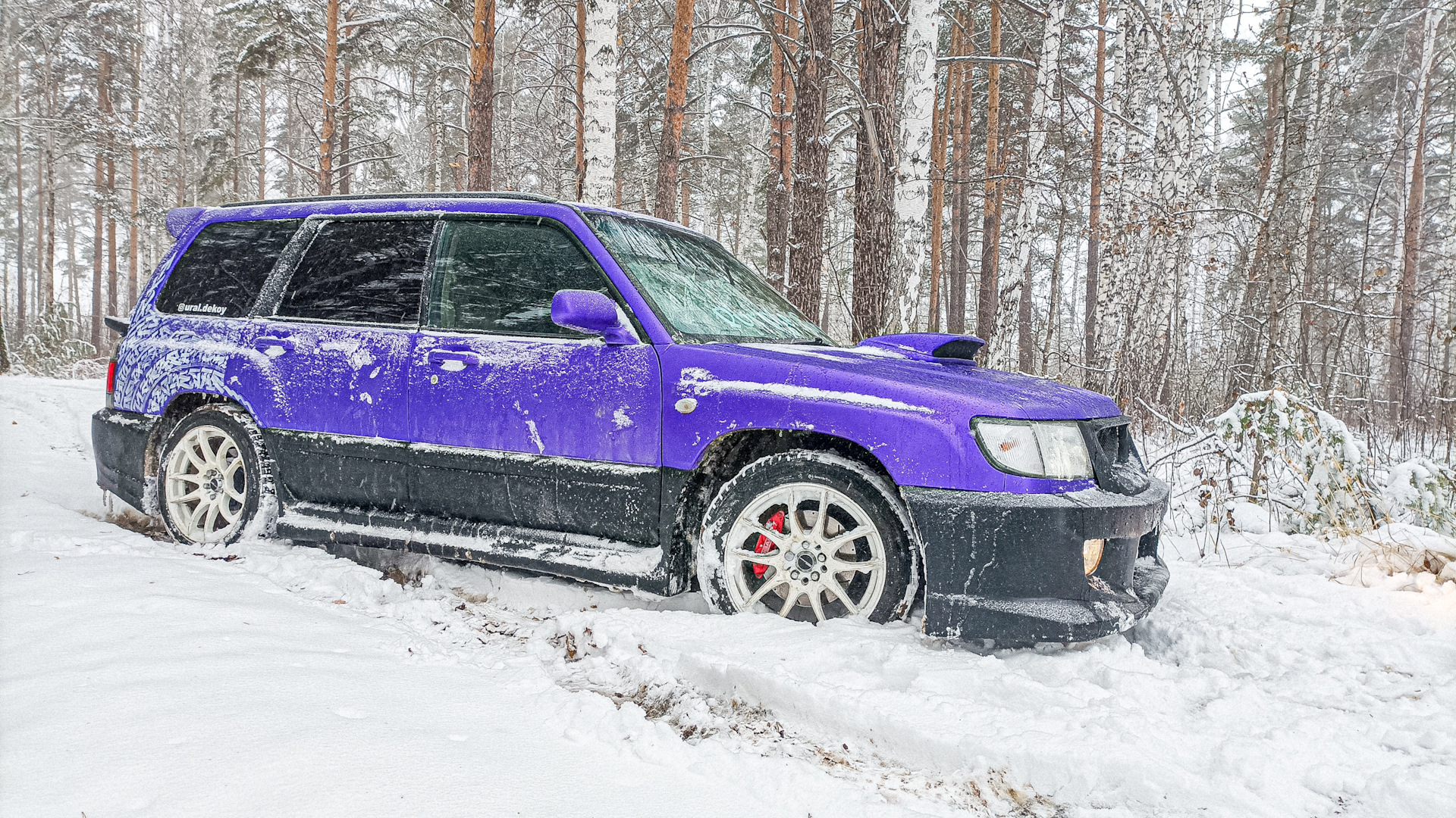 Этап 3. Фотосет 📷 Subaru Forester Liberal — Subaru Forester (SF), 2 л ...