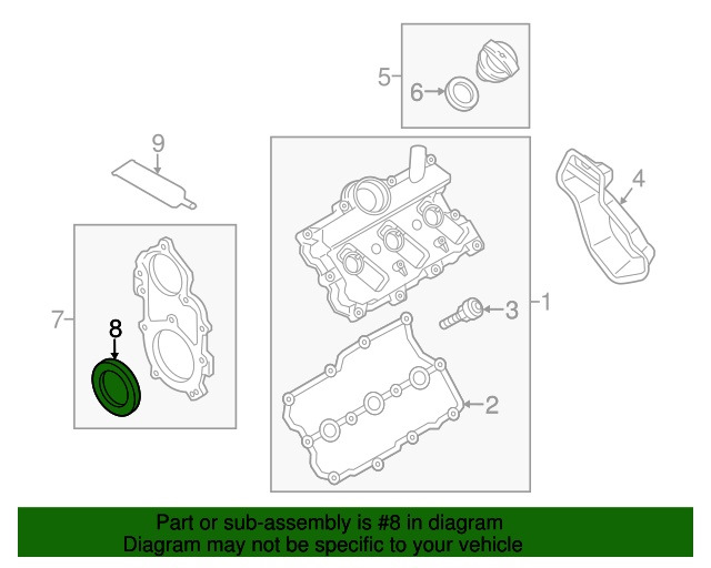 059109091K Прокладка VAG | Запчасти на DRIVE2
