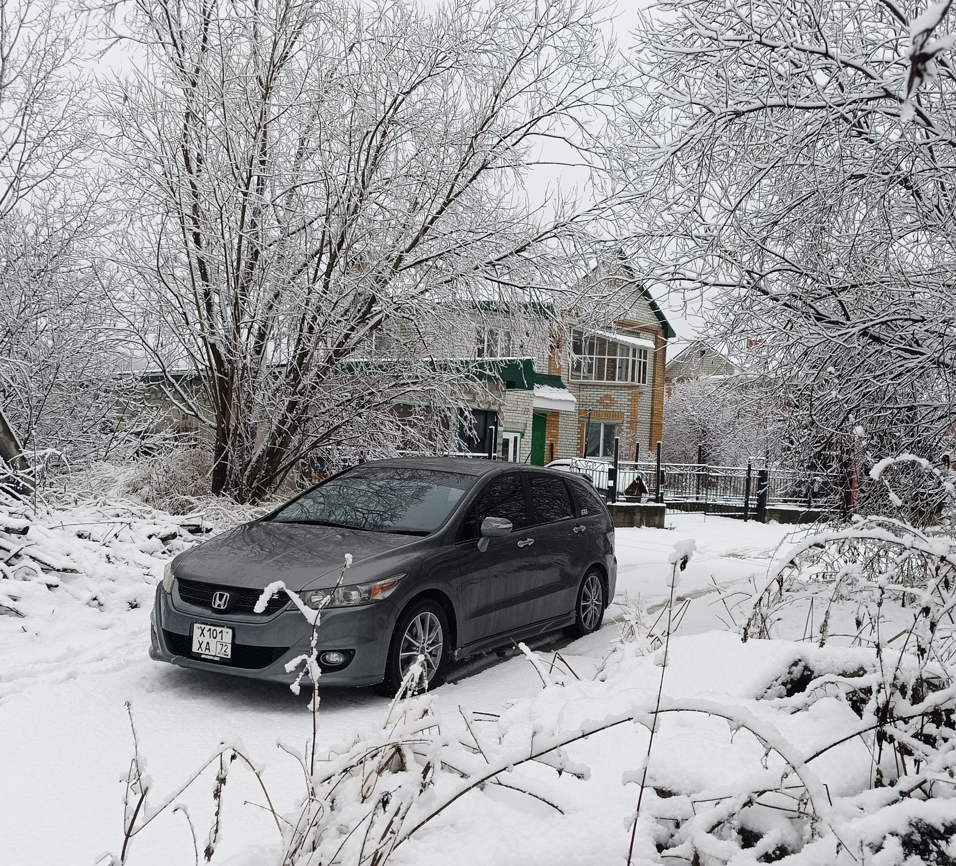 Вот и к нам пришла зима!📸📸📸 — Honda Stream (RN6-9), 1,8 л, 2012 года ...