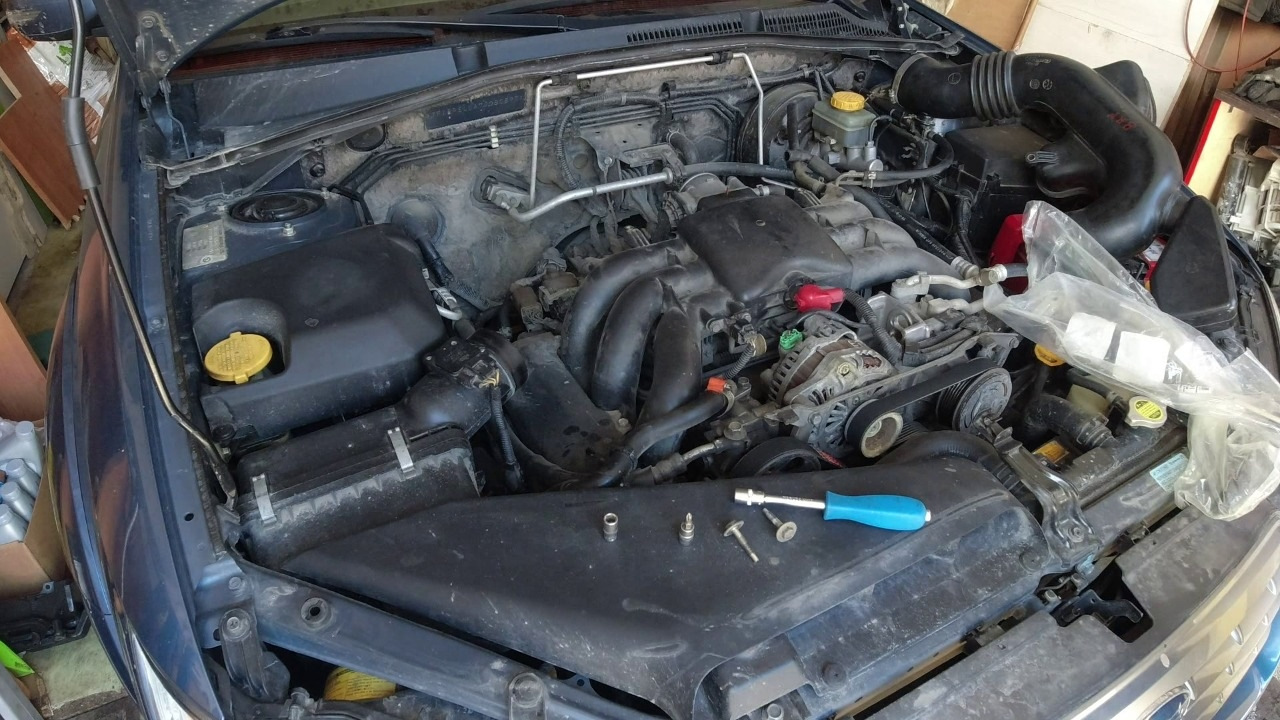 8.0 Установка впуска 3.6 — Subaru Outback (BP), 3 л, 2007 года | своими ...
