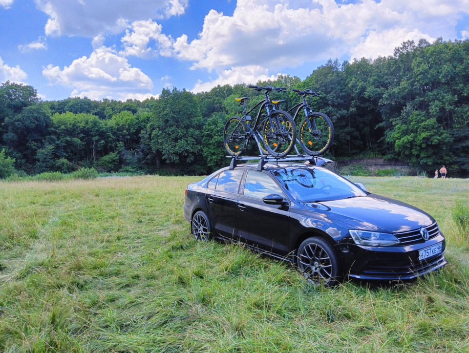 #29. Лето, приём! OEM поперечины на крышу и велобагажники THULE ...