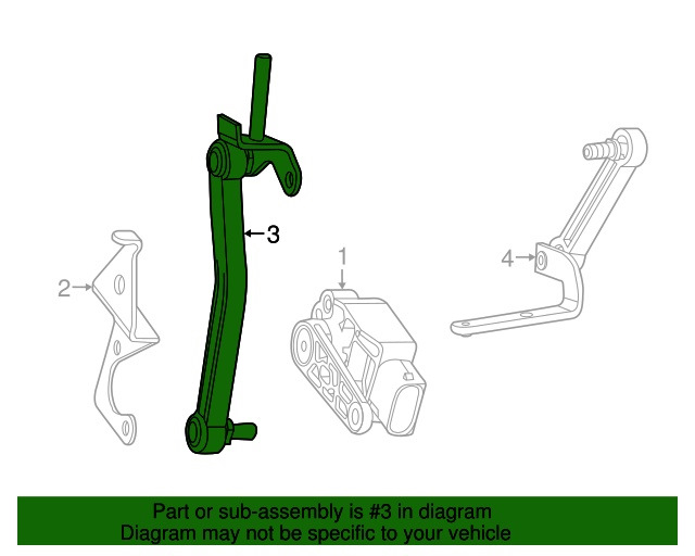 A1663200732 Тяга датчика уронвя кузова Mercedes | Запчасти на DRIVE2