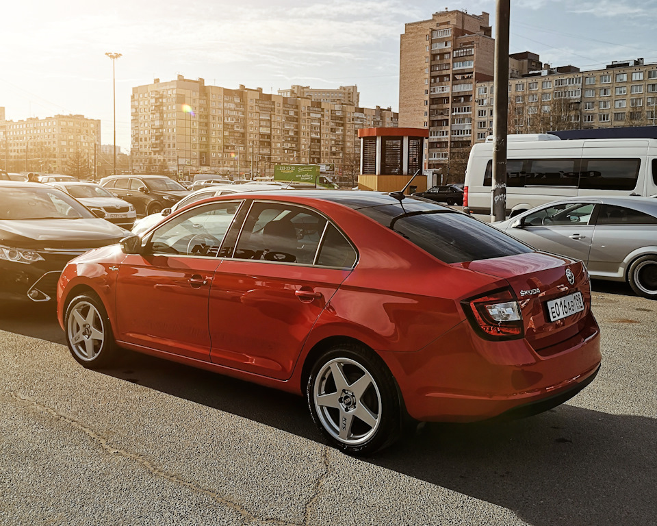 KTS Wheels ⭐ летние диски/шины. — Skoda Rapid (1G), 1,6 л, 2019 года ...