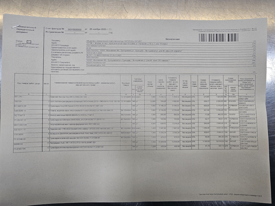 Подготовка к репетиции — Volkswagen Sharan (1G), 2 л, 2007 года ...