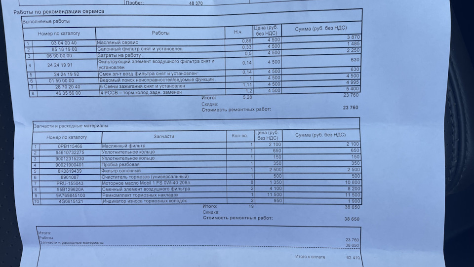 ТО — Porsche Macan (1G), 3 л, 2016 года | плановое ТО | DRIVE2