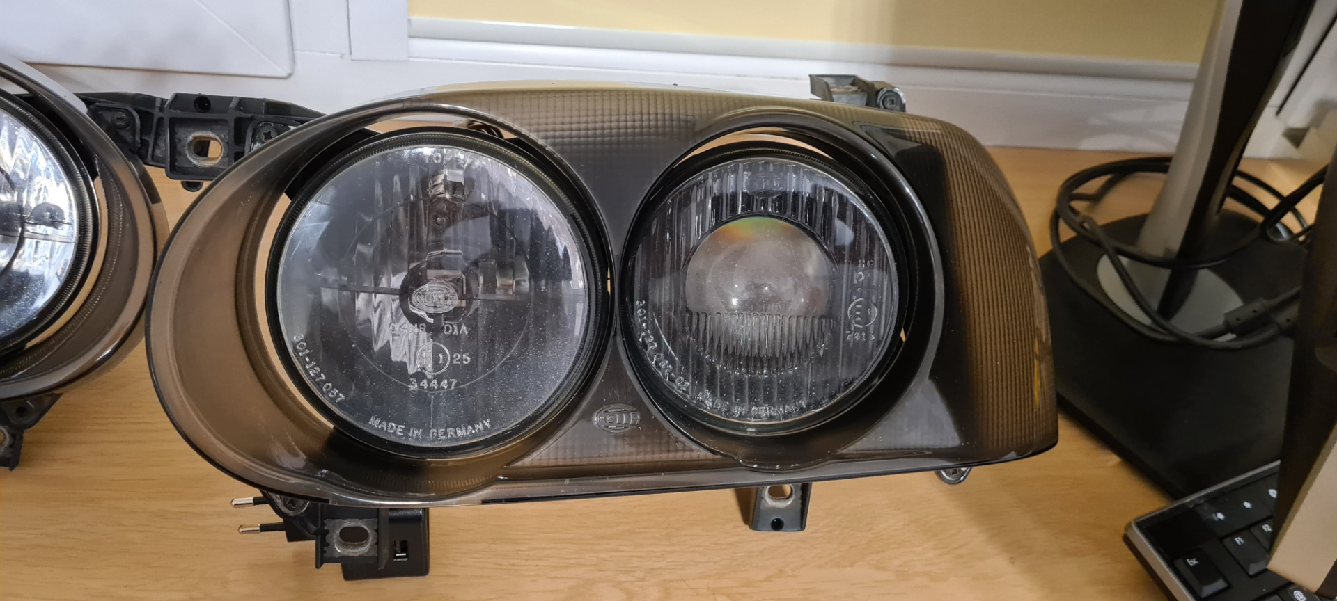 Hella dual round / doppelscheinwerfer — Volkswagen Golf GTI Mk3, 2 л ...