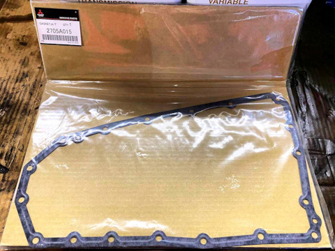 2705A015 Прокладка поддона АКПП (CVT) PSA 4007, 4008, C-Crosser 2.4i ...