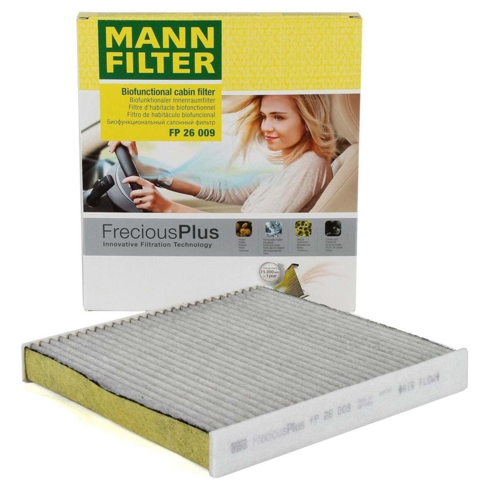 FP26009 Фильтр салонный MANN FILTER | Запчасти на DRIVE2