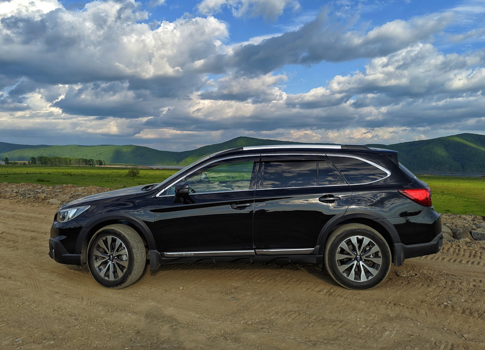 Год владения OUTBACK-ом (KYB New SR, лифт-проставки, втулки переднего ...