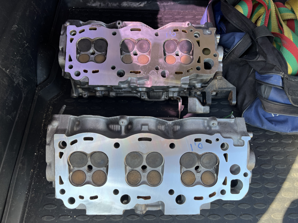 Замена прокладок ГБЦ — Toyota Land Cruiser Prado 90-series, 3,4 л, 1998 ...