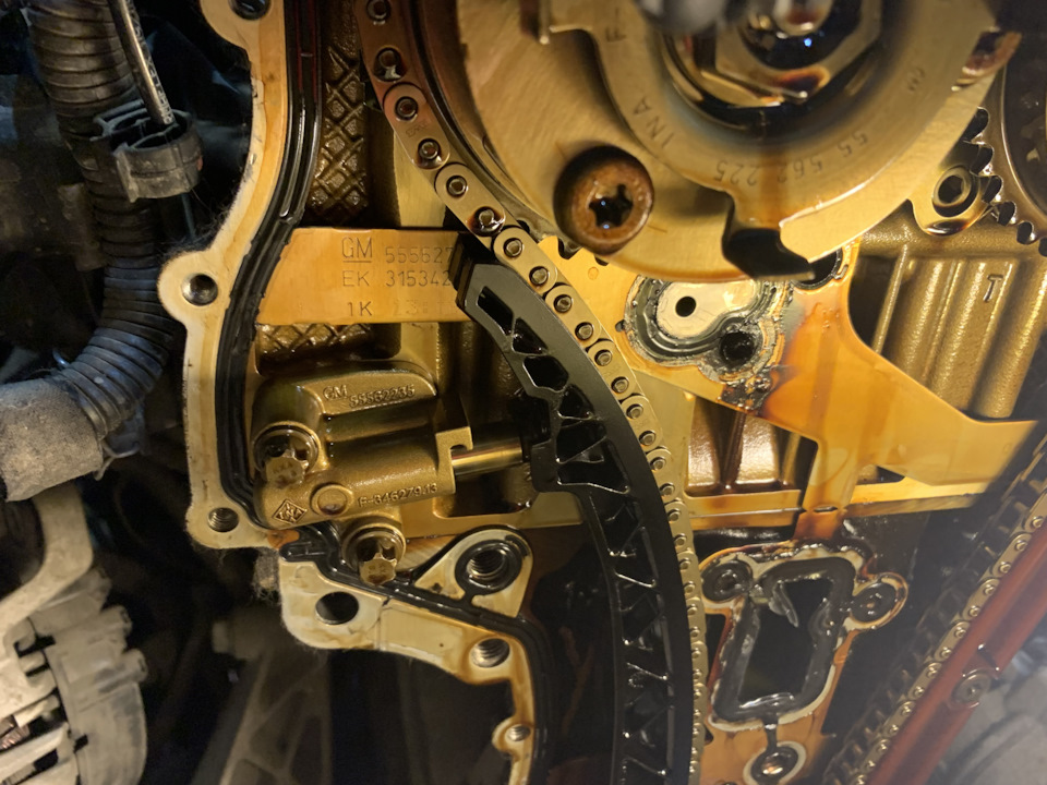 Замены цепи A14NET часть 1 — Opel Astra J, 1,4 л, 2011 года | визит на ...