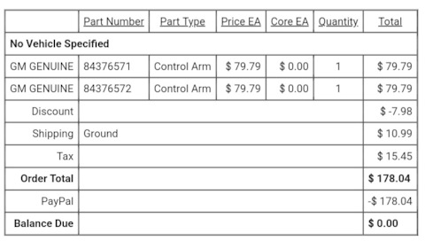 84376571 Рычаг GM | Запчасти на DRIVE2