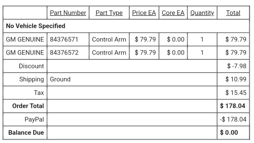 84376571 Рычаг GM | Запчасти на DRIVE2