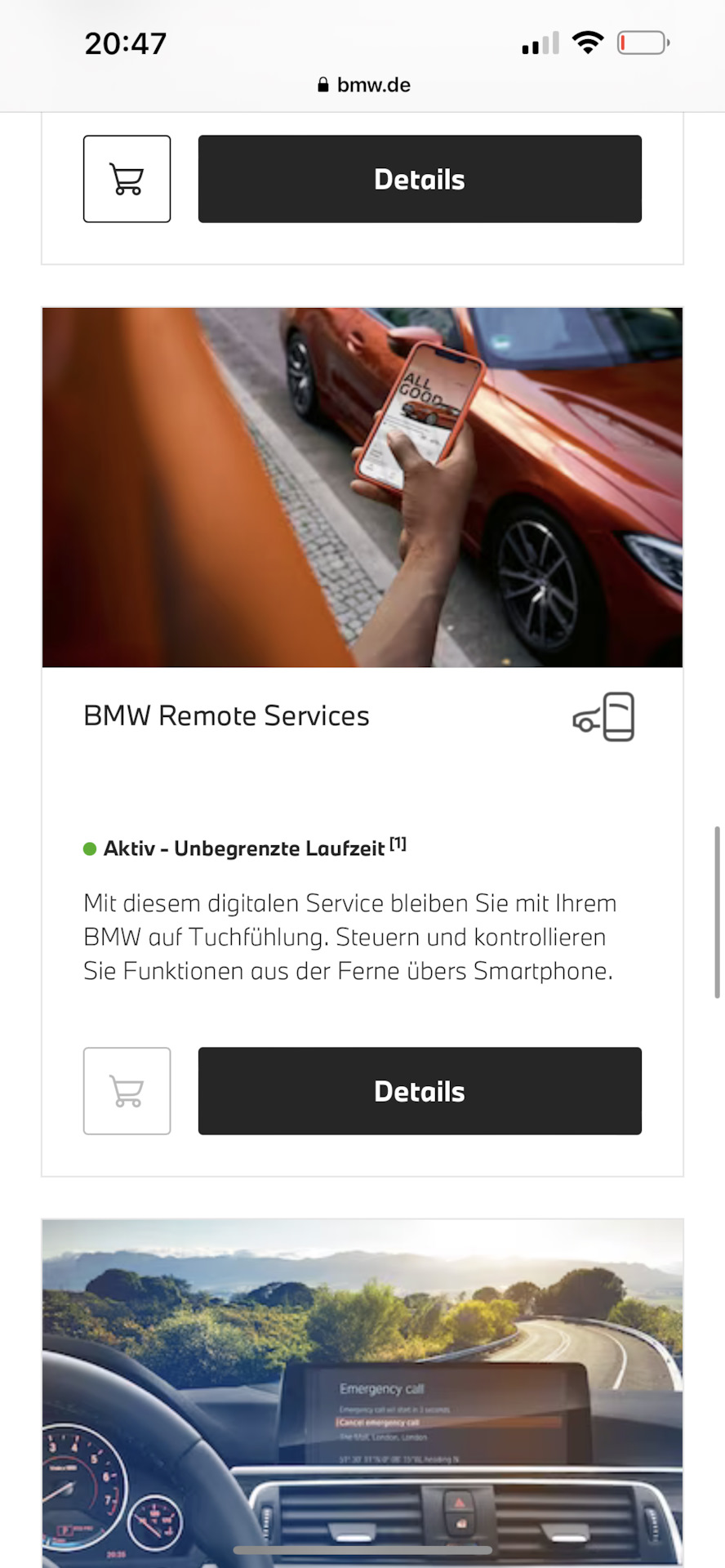 BMW remote services — BMW 3 series (G20), 3 л, 2019 года | электроника | DRIVE2