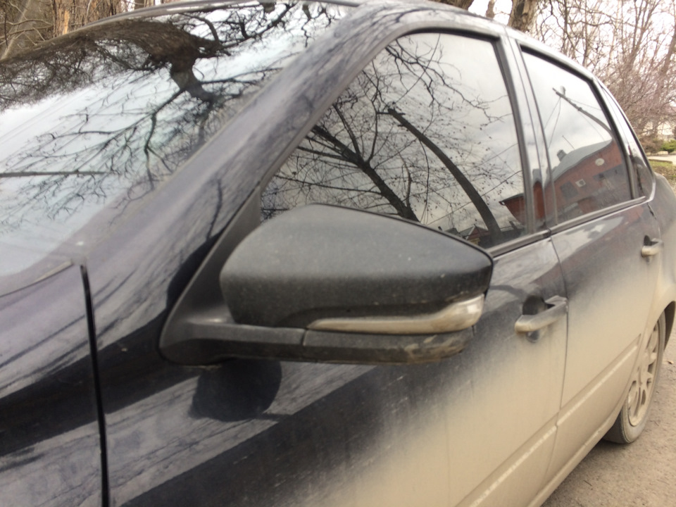 Зеркала нового образца — Lada Гранта (1G), 1,6 л, 2013 года | стайлинг ...