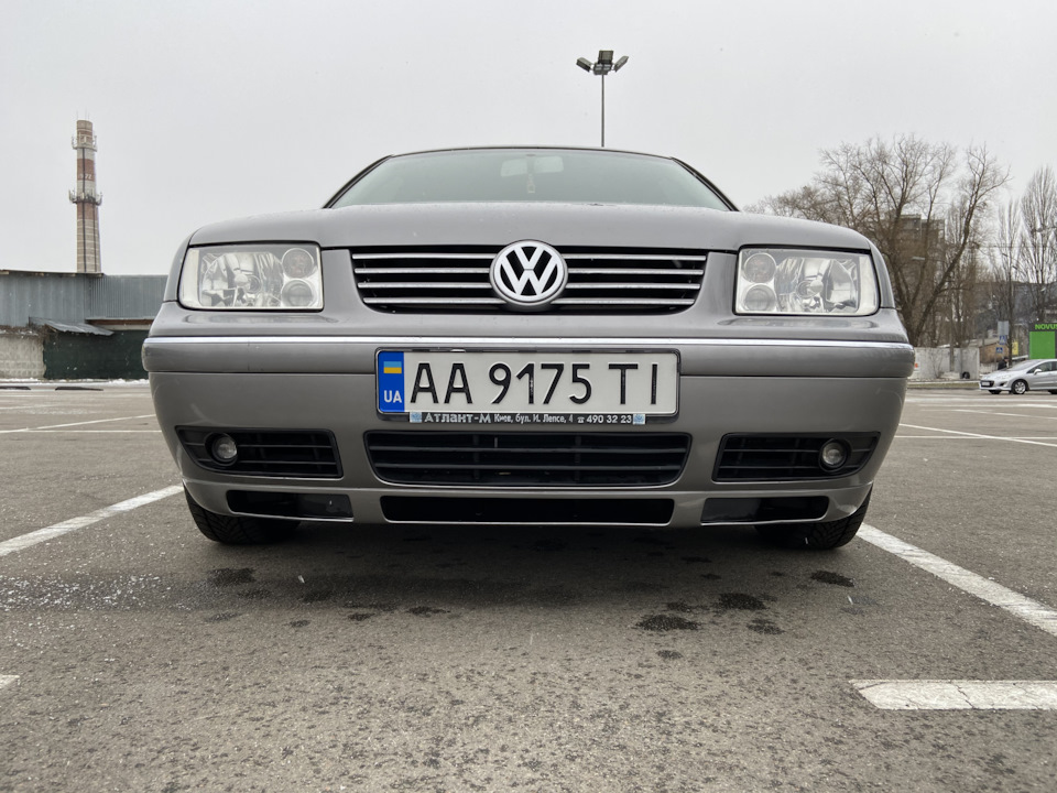 Губа V6(vr6) в цвет и спойлер Oettinger — Volkswagen Bora (1G), 1,8 л ...