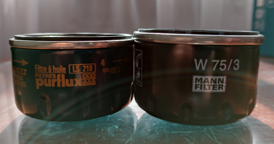 Сравниваем. Случайный обзор масляных фильтров K4M — Renault Fluence, 1 ...