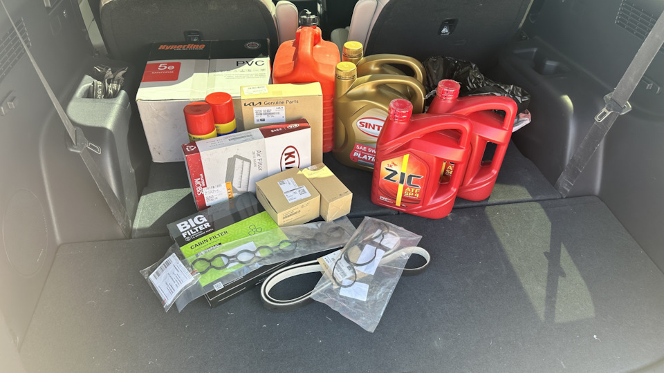 #1 ТО после Кореи. — Hyundai Palisade, 2,2 л, 2019 года | плановое ТО ...