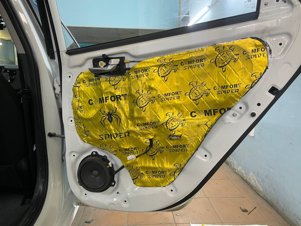 Продолжаю Шумоизоляцию, теперь задние двери. — Hyundai Solaris (2G), 1 ...
