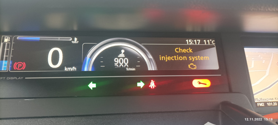 Ошибка DTC010122 (DF301) — Renault Grand Scenic III, 1,5 л, 2012 года ...