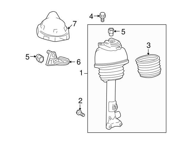 A2123230592 Кожух стойки амортизационной Mercedes | Запчасти на DRIVE2
