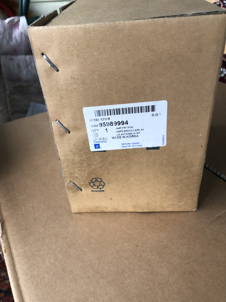 95989994 Фара противотуманная левая Chevrolet Cruze GM | Запчасти на DRIVE2