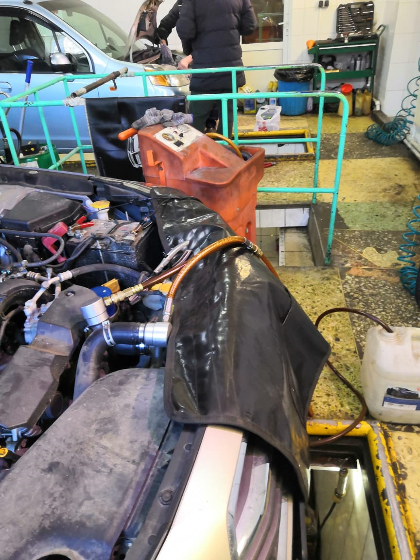 Дела антифризные, меняем зеленый на красный. Осава и хуги. — Subaru ...