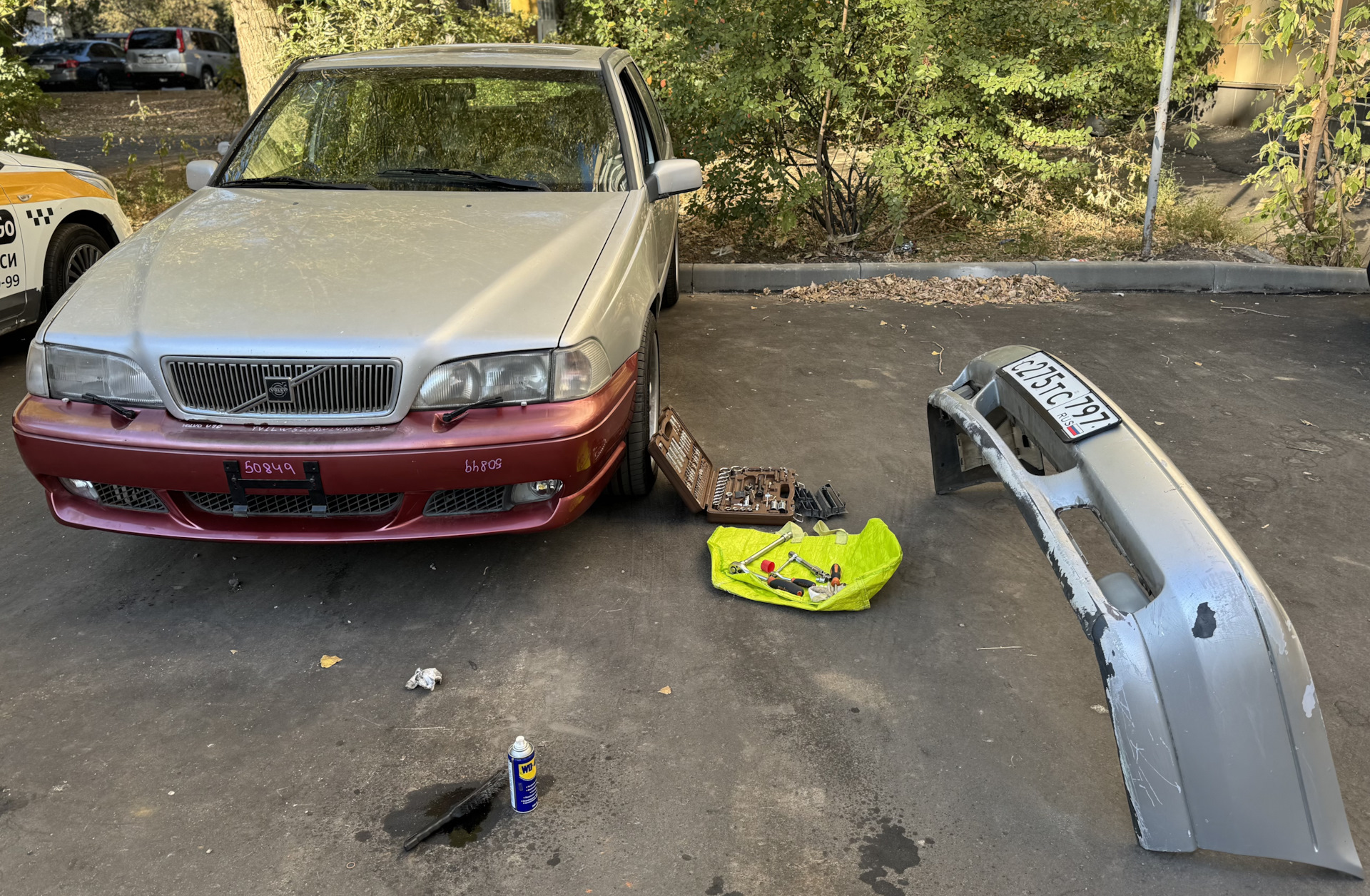 Передний бампер от Volvo S70R. — Volvo S70, 2,5 л, 1998 года | стайлинг ...