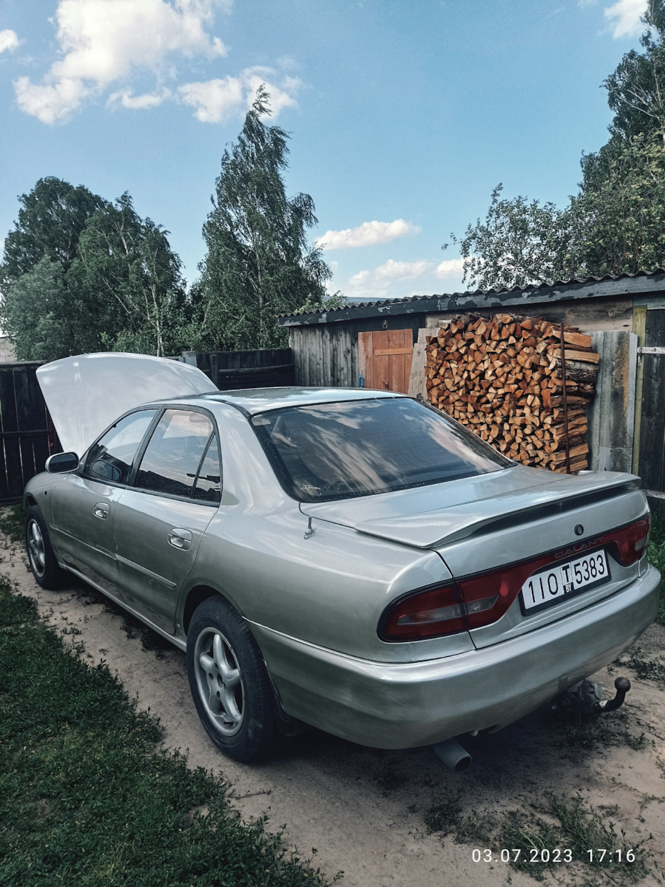 Покрашен — Mitsubishi Galant (7G), 2 л, 1994 года | кузовной ремонт ...