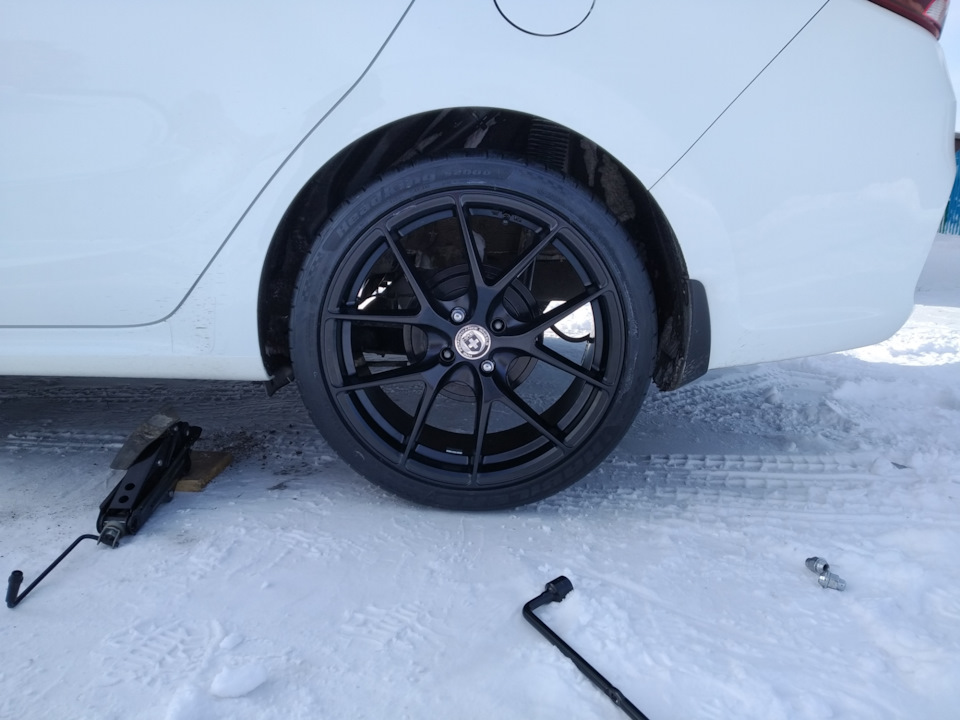 #13 Первая примерка R18"HRE" — KIA Rio (4G), 1,6 л, 2020 года ...