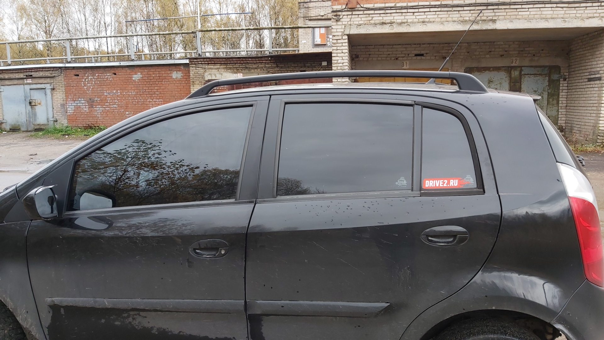 Затонировал передние окна и полоска на лобовое стекло — Chery Kimo, 1,3 ...