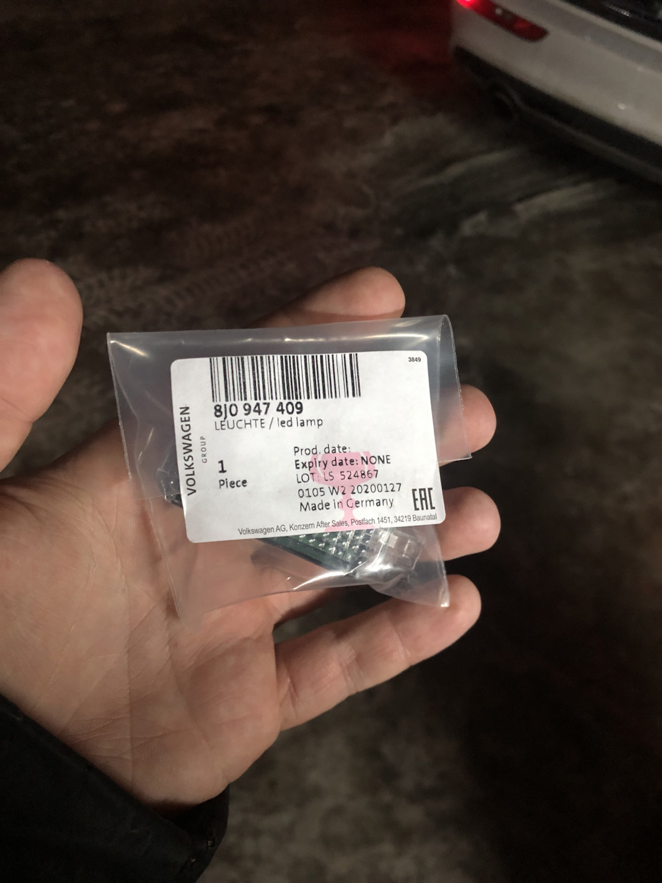 8J0947409 Фонарь VAG | Запчасти на DRIVE2