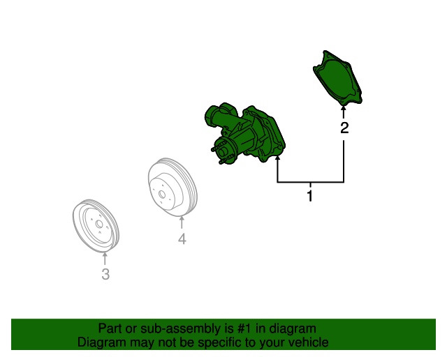 MD972934 Насос водяной Mitsubishi | Запчасти на DRIVE2