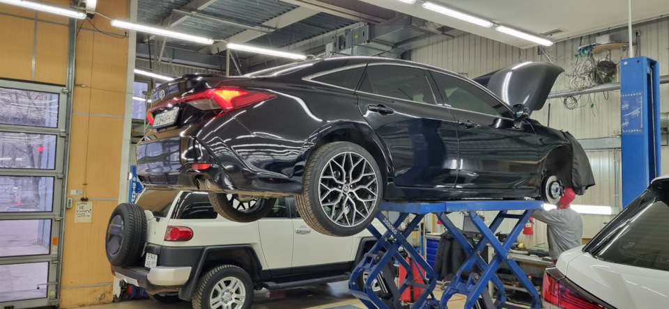 ТО 80.000 + замена помпы — Toyota Avalon (5G), 3,5 л, 2019 года ...