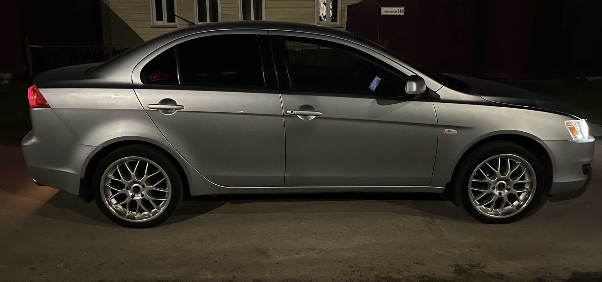 Бархатные тяги — Mitsubishi Lancer X, 1,8 л, 2008 года | колёсные диски | DRIVE2