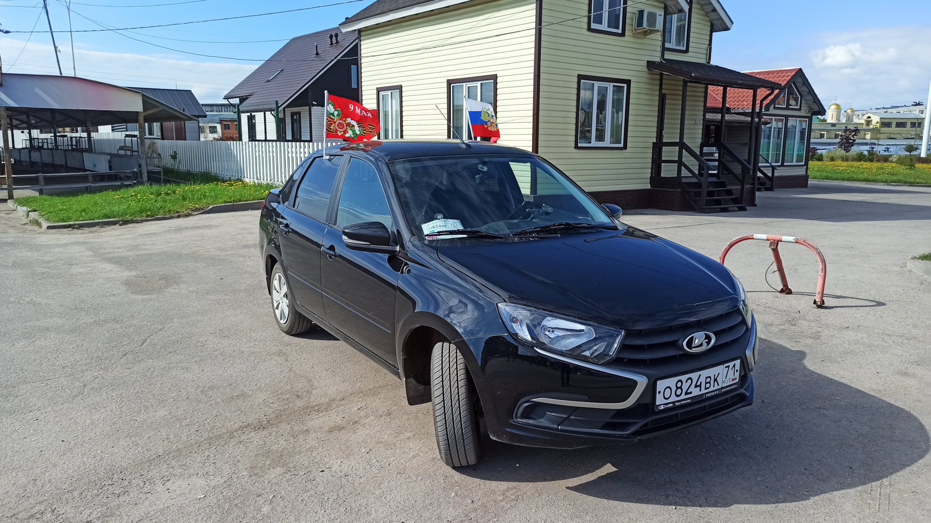 Lada Гранта (2G) FL 1.6 бензиновый 2022 | Чёрная Пантера на DRIVE2