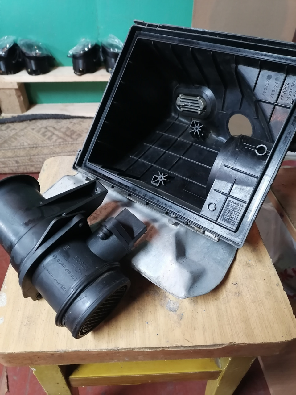 0280218063 Датчик массового расхода воздуха BOSCH | Запчасти на DRIVE2