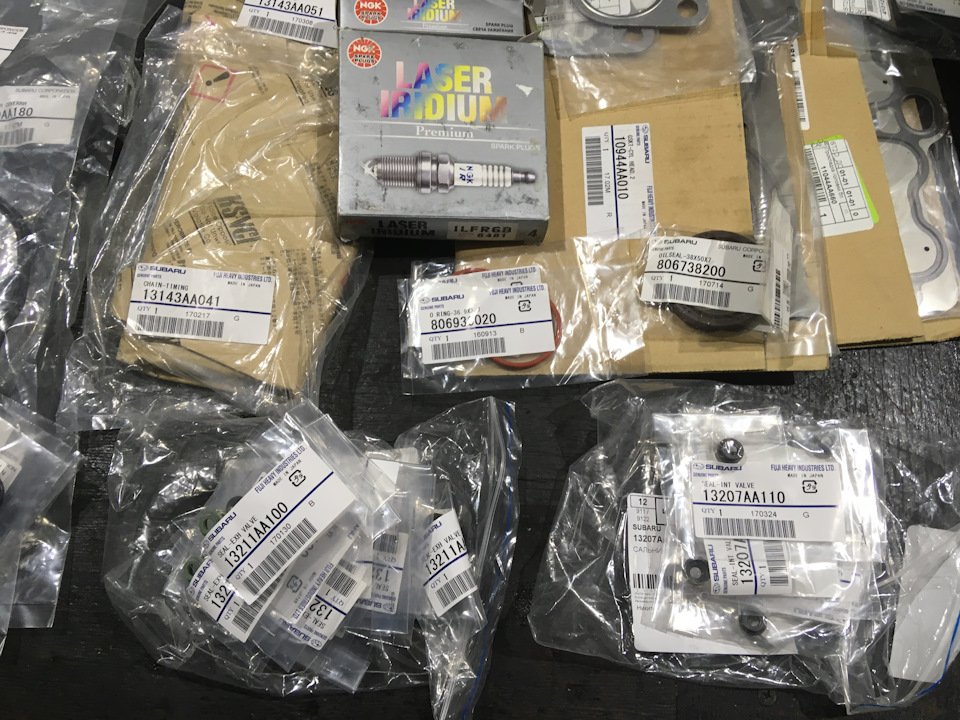 13211AA100 КОМПЛЕКТ ПРОКЛАДОК, СТЕРЖЕНЬ КЛАПАНА SUBARU | Запчасти на DRIVE2