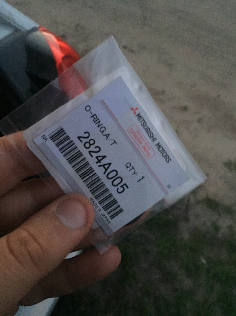 2824A005 КОЛЬЦО УПЛОТНИТЕЛЬНОЕ Mitsubishi | Запчасти на DRIVE2