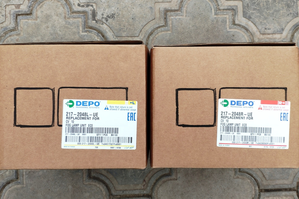 2172048RUE CR-V ФАРА ПРОТИВОТУМ ПРАВ DEPO | Запчасти на DRIVE2