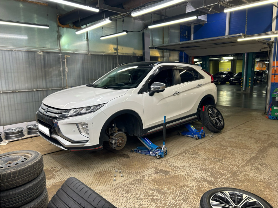 Правка дисков — Mitsubishi Eclipse Cross, 1,5 л, 2018 года | колёсные ...