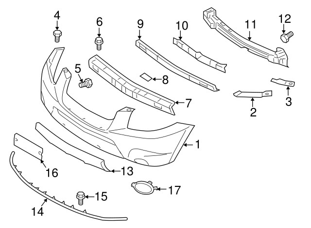 865152B000 КРОНШТЕЙН КРЕПЛЕНИЯ БАМПЕРА KIA HYUNDAI | Запчасти на DRIVE2