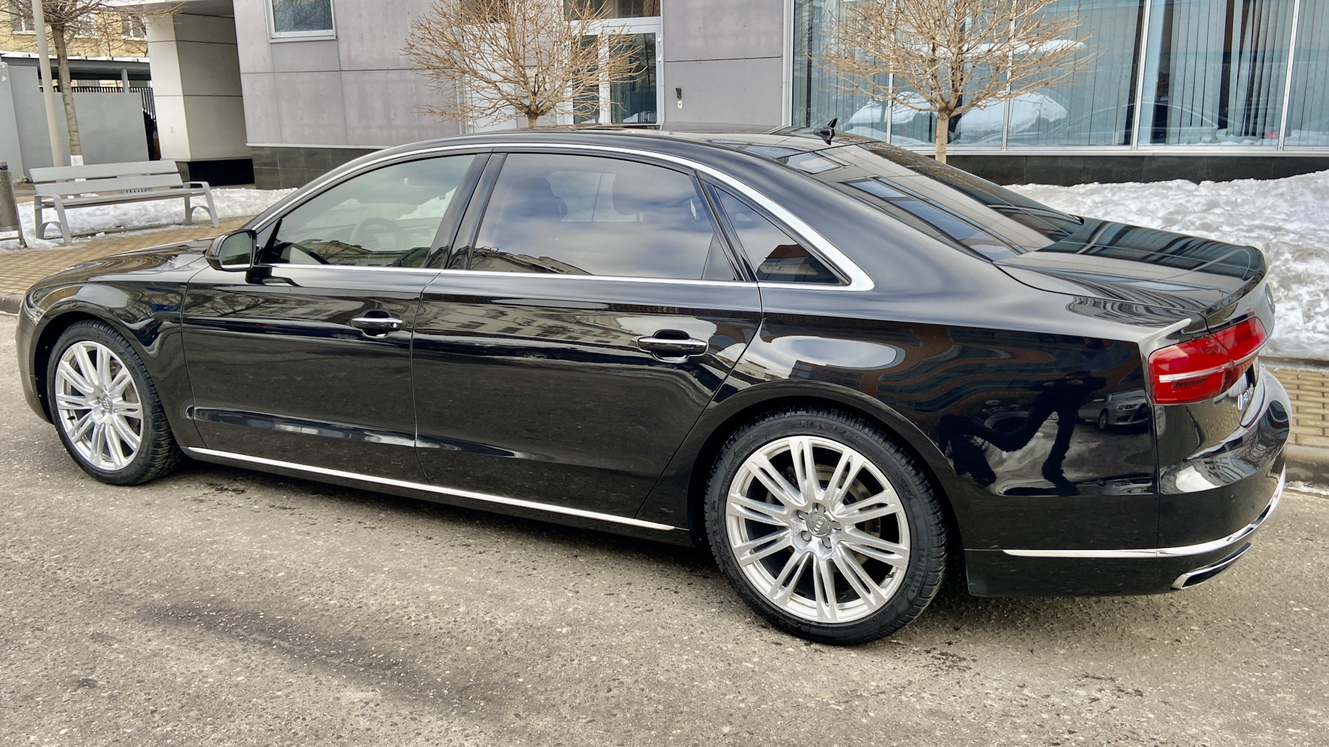 Межсервисное ТО или замена масла 2022 и чистка радиаторов — Audi A8 (D4), 3 л, 2016 года ...