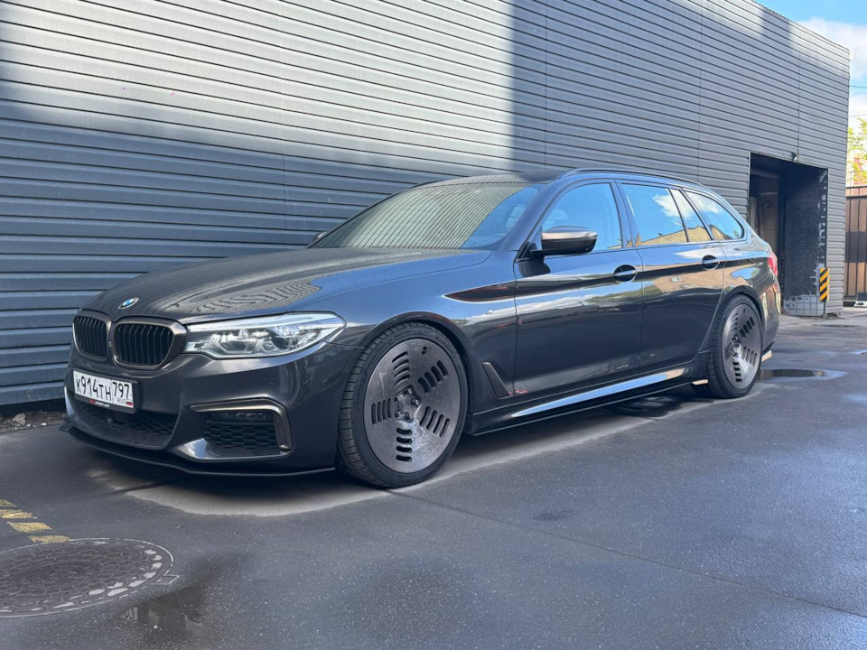9. "штатная" пневма в круг — BMW 5 series Touring (G31), 3 л, 2020 года ...