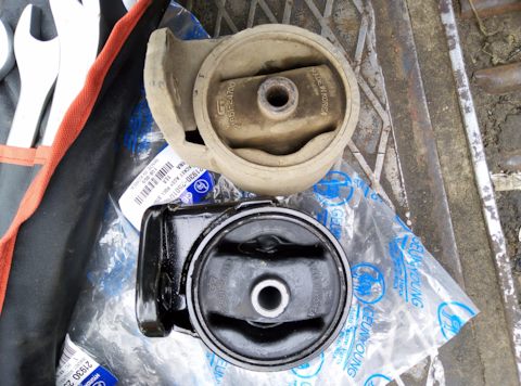 2193025010 Опора двигателя задняя KIA HYUNDAI | Запчасти на DRIVE2