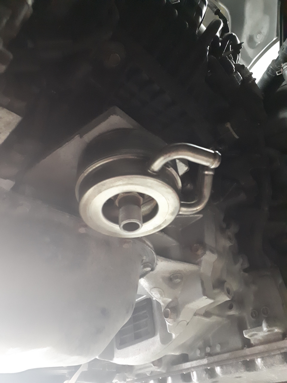 Oil Cooler — Mitsubishi Outlander (3G), 2,4 л, 2013 года | тюнинг | DRIVE2