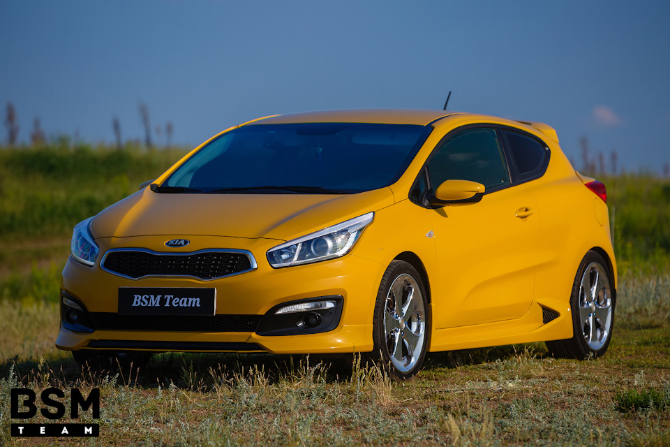 Установка передней юбки Kia Ceed JD от BSM Team — BSM Team на DRIVE2
