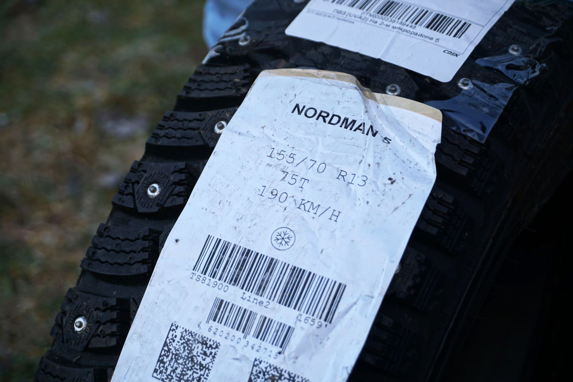 Шипованные Ikon Tyres Nordman 5 155/70 R13… (Честный и горький отзыв!) — Lada 2106, 1,6 л, 1998 ...