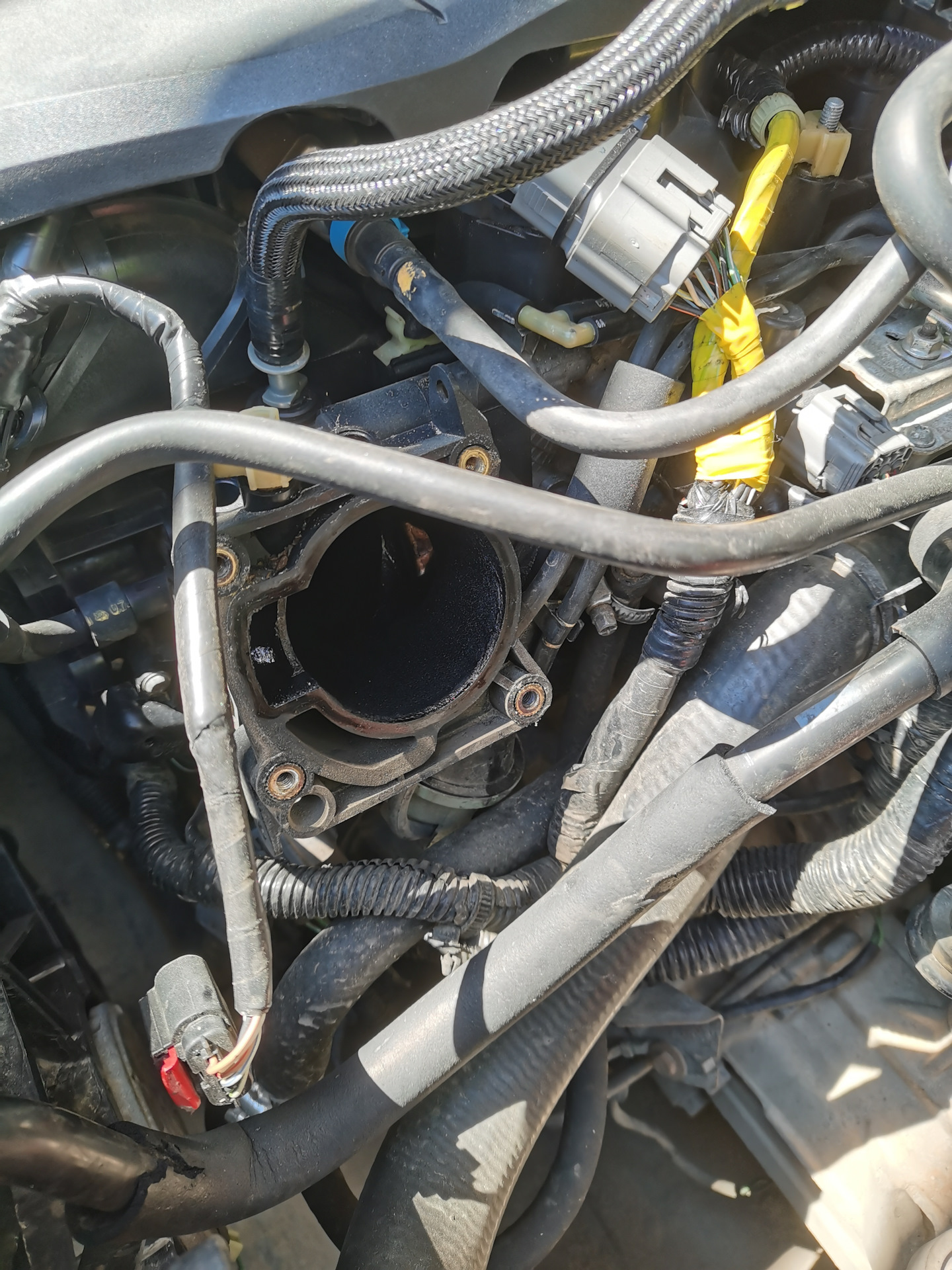 Ошибка P0506. Замена дросселя на контрактный. — Mazda 3 (1G) BK, 2 л ...