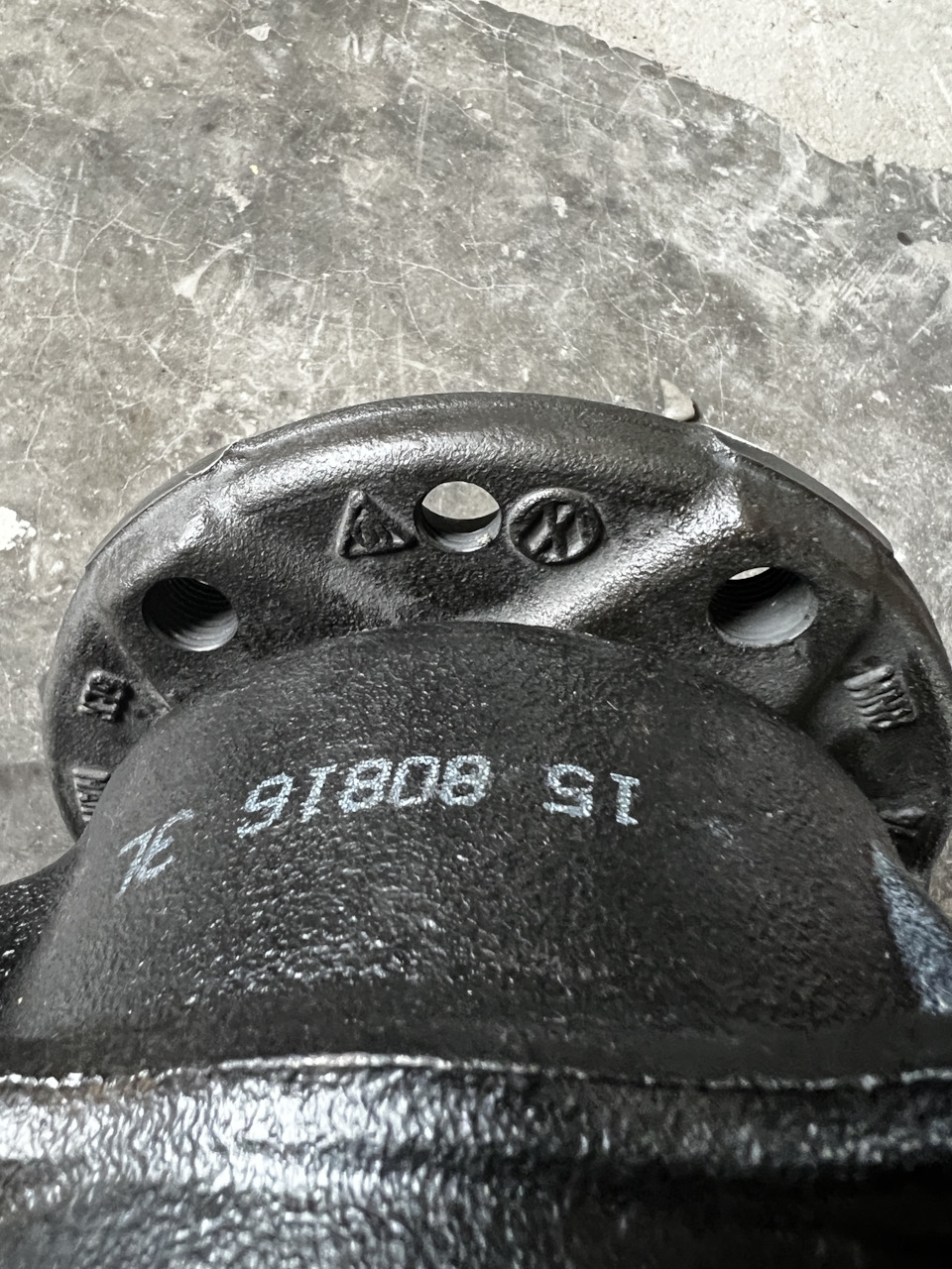 Замена переднего поворотного кулака! — Volkswagen Touareg (1G), 3 л ...